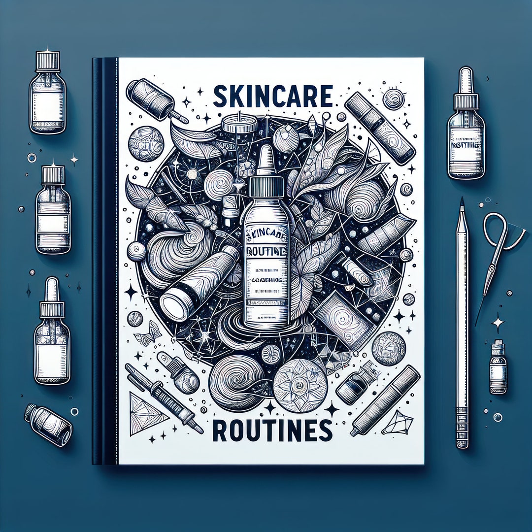 100 Page Skin Care Digital Coloring Book PDF for Kids and Adults ...