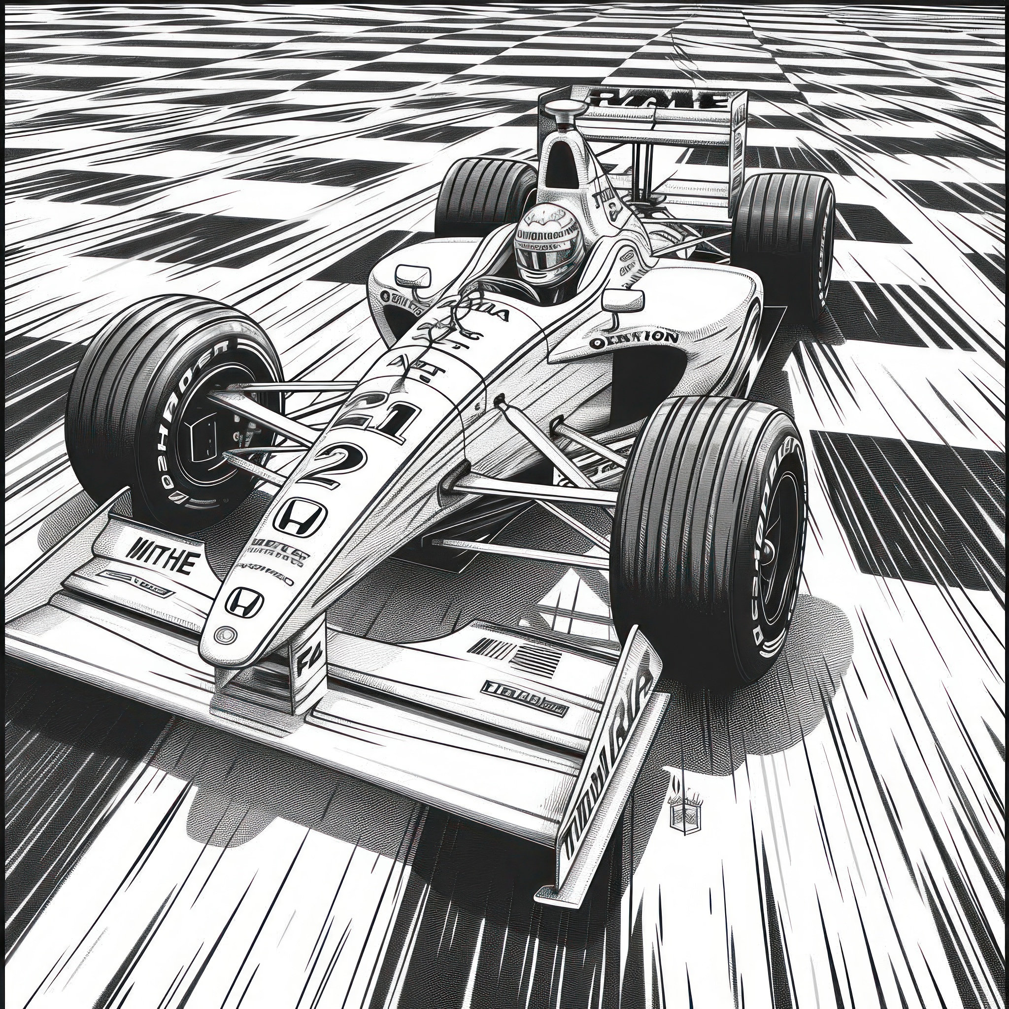 F1 Coloring Cars Book PDF: 100 Pages of Iconic Team Liveries, Printable ...