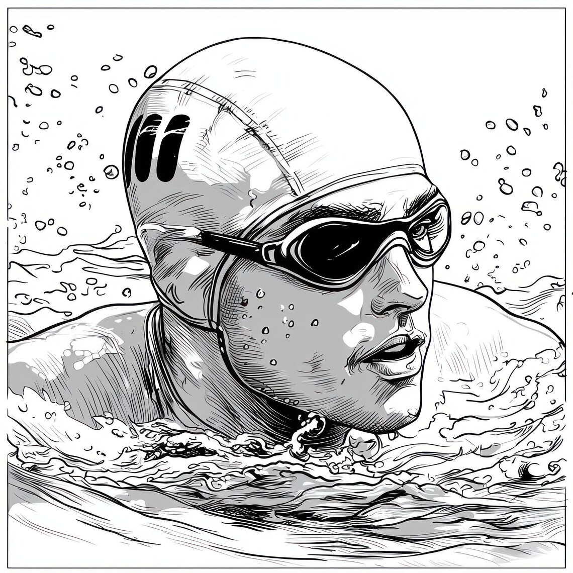 100 Pages Modern Pentathlon Coloring Book Digital PDF for Kids and ...