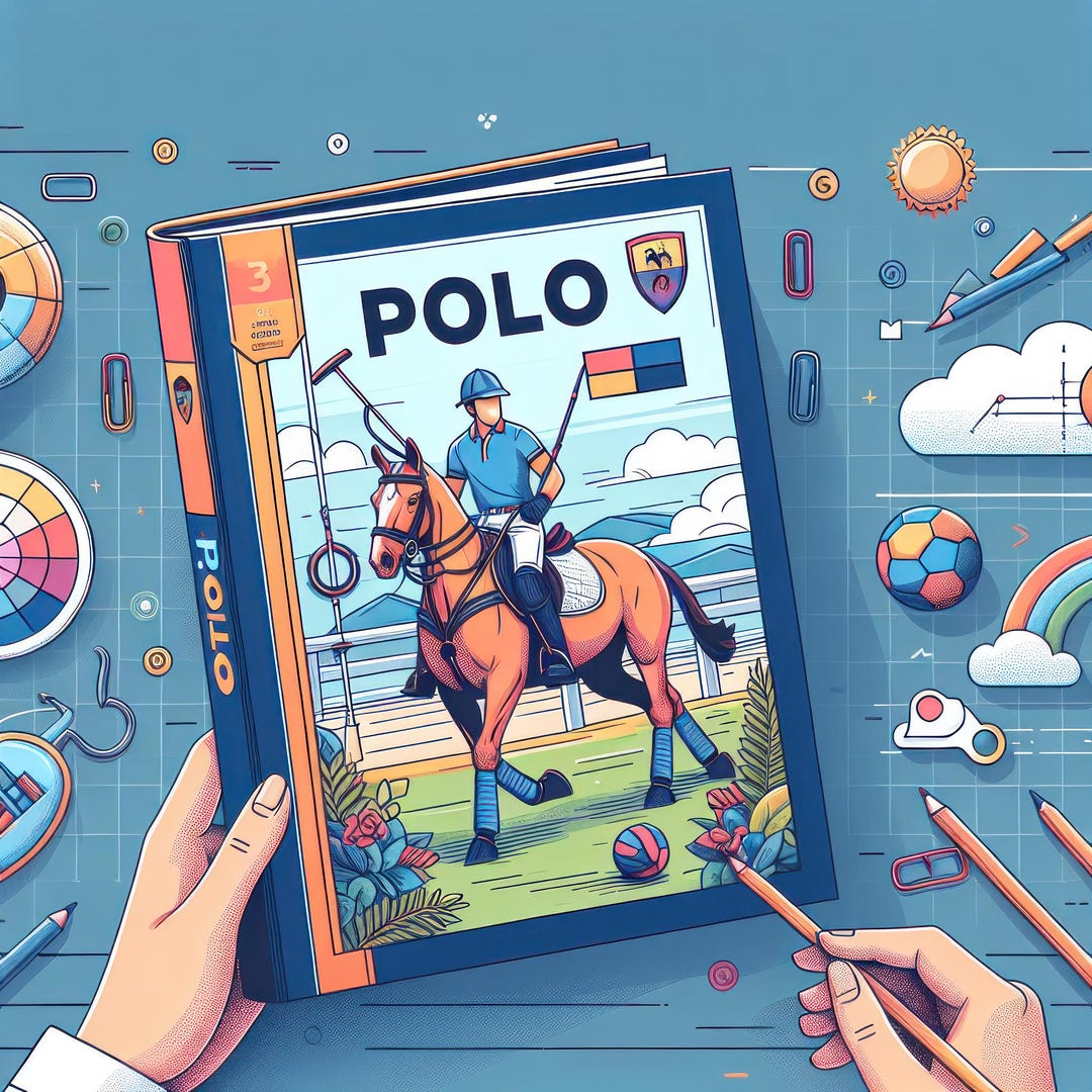 100 Polo Page Digital Coloring Book PDF for Kids and Adults | Fun ...