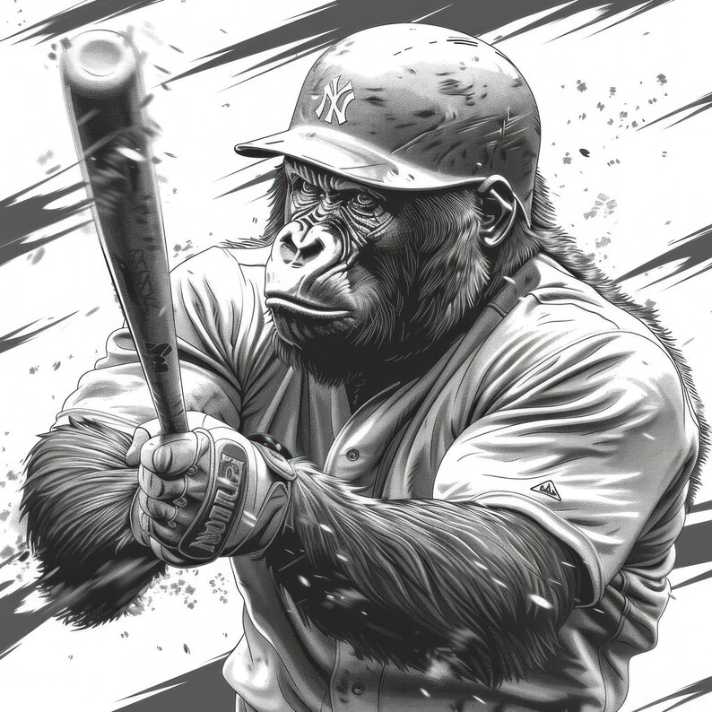 Baseball Team Mascots Digital Coloring Book, Fun Mascot Designs, 100 ...