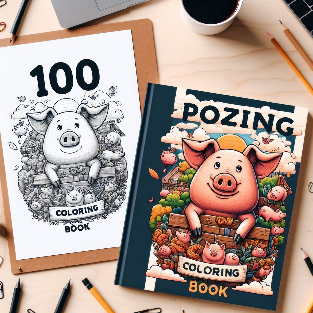 Coloring Pigs 100 Printable Pig Coloring Pages for Adults & Kids ...