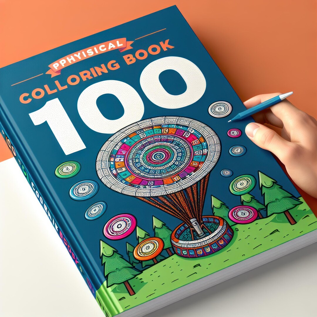 100 Pages Disc Golf Coloring Book Digital PDF for Kids and Adults ...