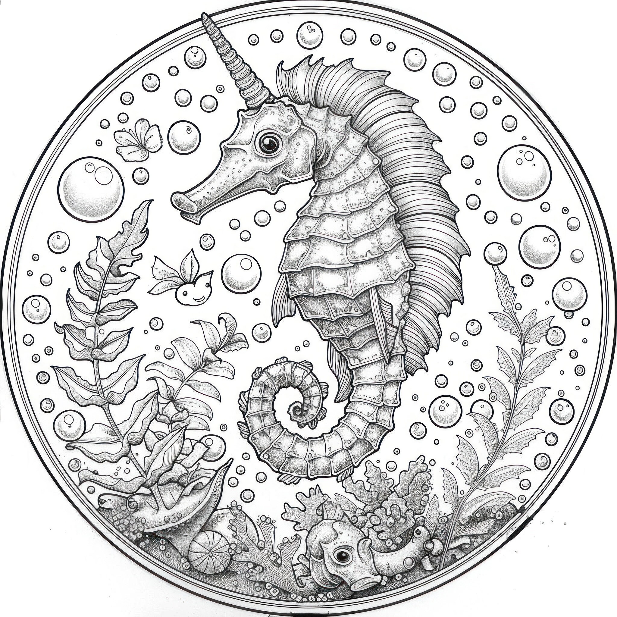 100 Pages Animal Mandalas Coloring Book - Digital Coloring Wild and ...