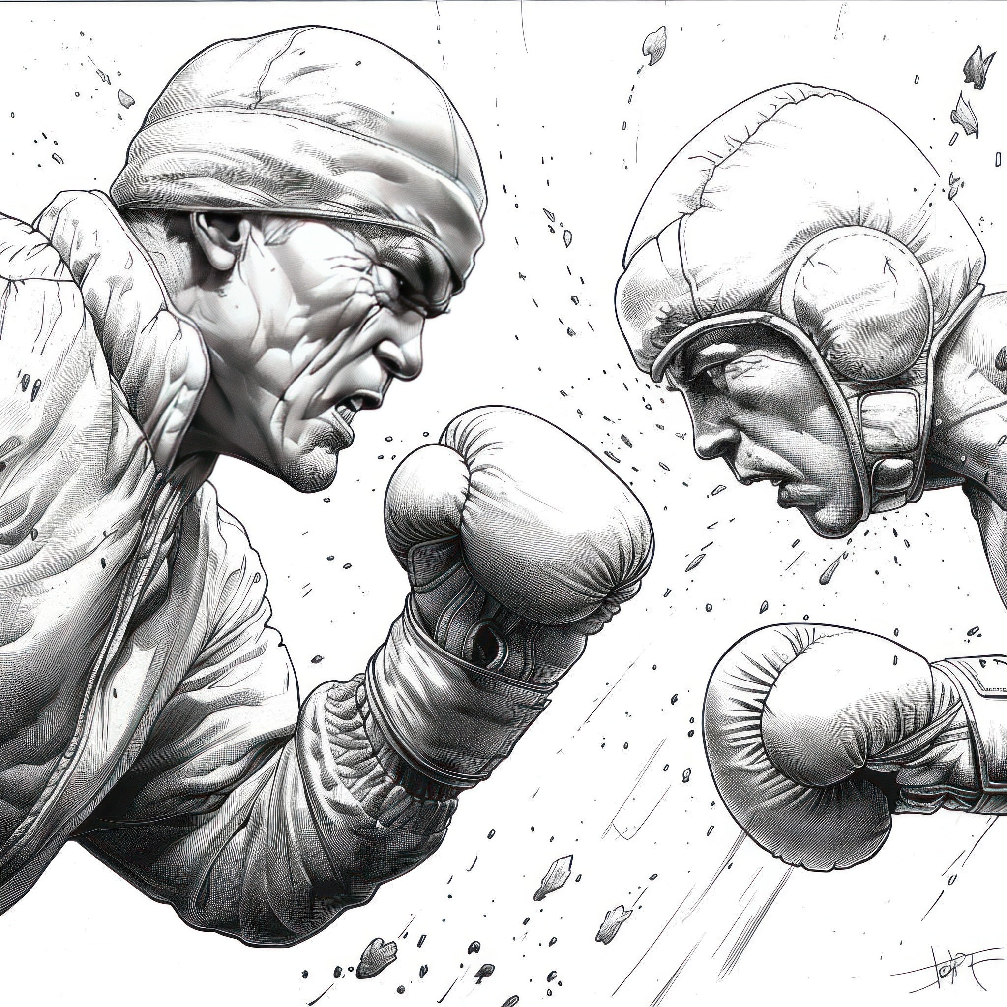 100 Pages Boxing Coloring Book PDF | Fun Activity for Kids & Adults ...