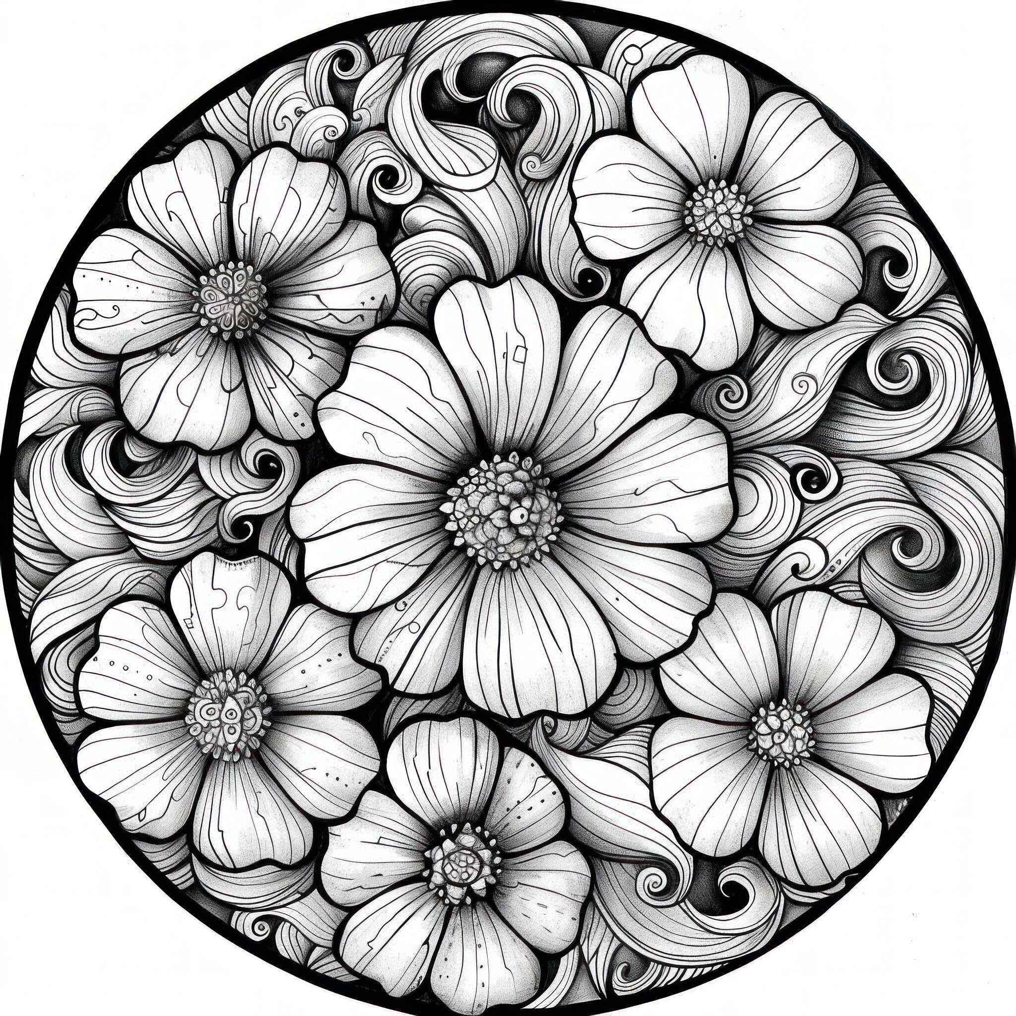 Mandala Zentangles Coloring Book - 100 Pages of Detailed Zentangle ...