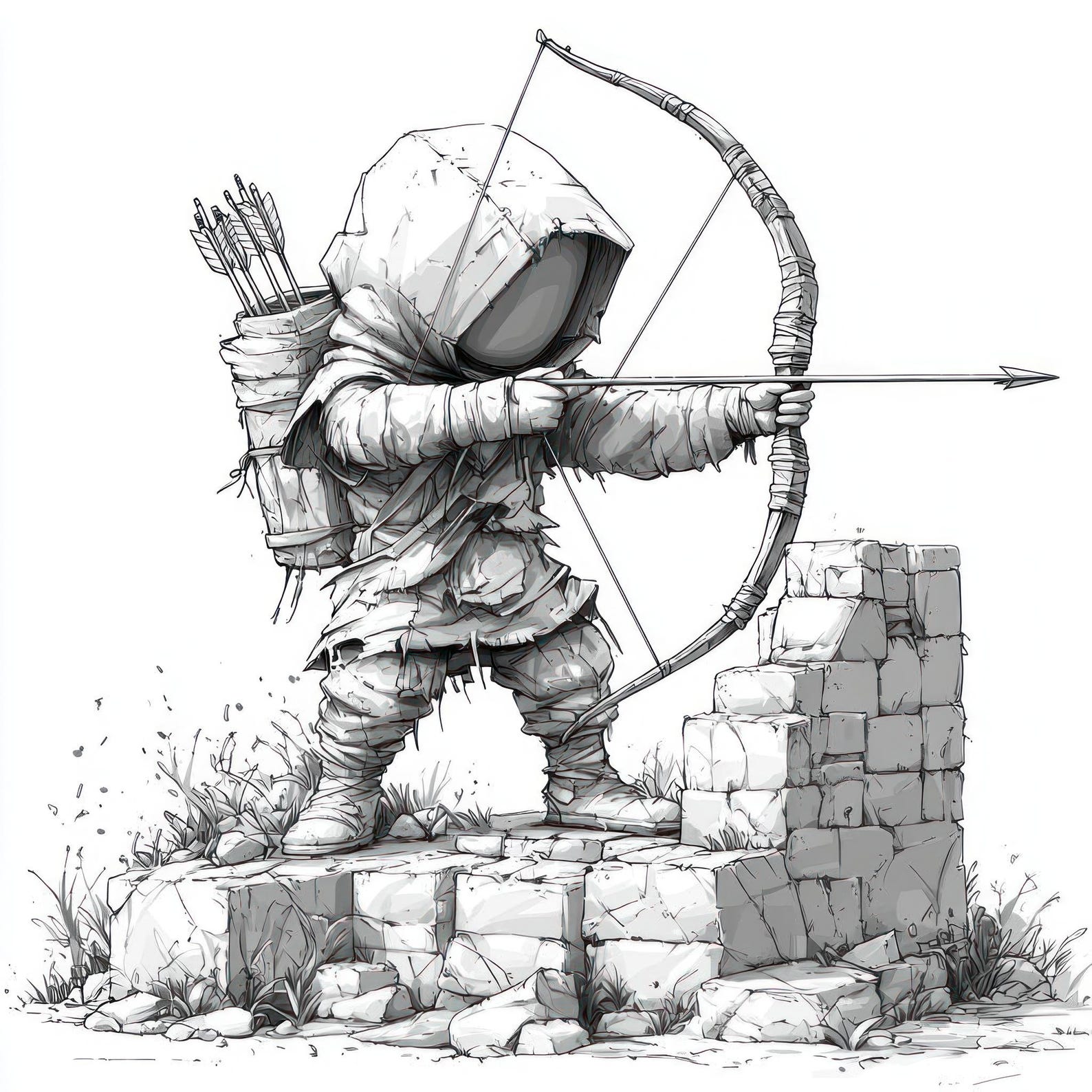 100 Archery Pages Digital Coloring Book PDF | Archery Theme for Kids ...