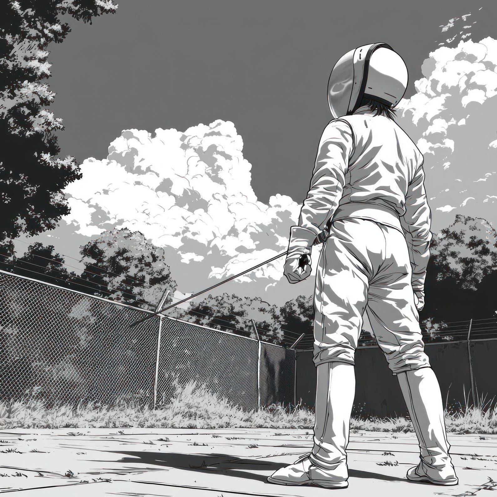 100 Artistic Fencing Pages Digital Coloring Book PDF for Kids and ...