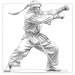 100 Pages Karate Coloring Book Digital PDF for Kids and Adults Perfect ...