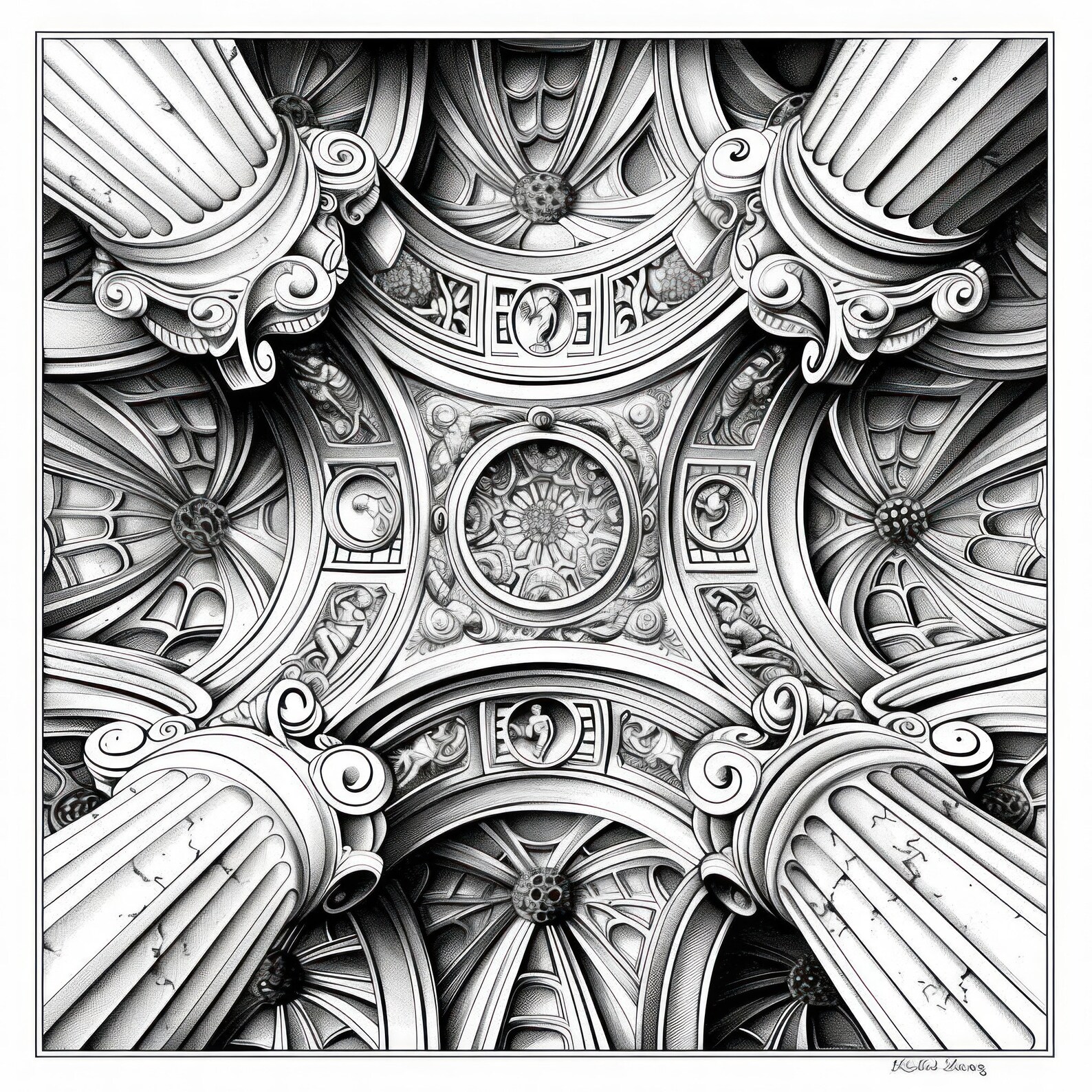 Mandala Zentangles Coloring Book - 100 Pages of Detailed Zentangle ...