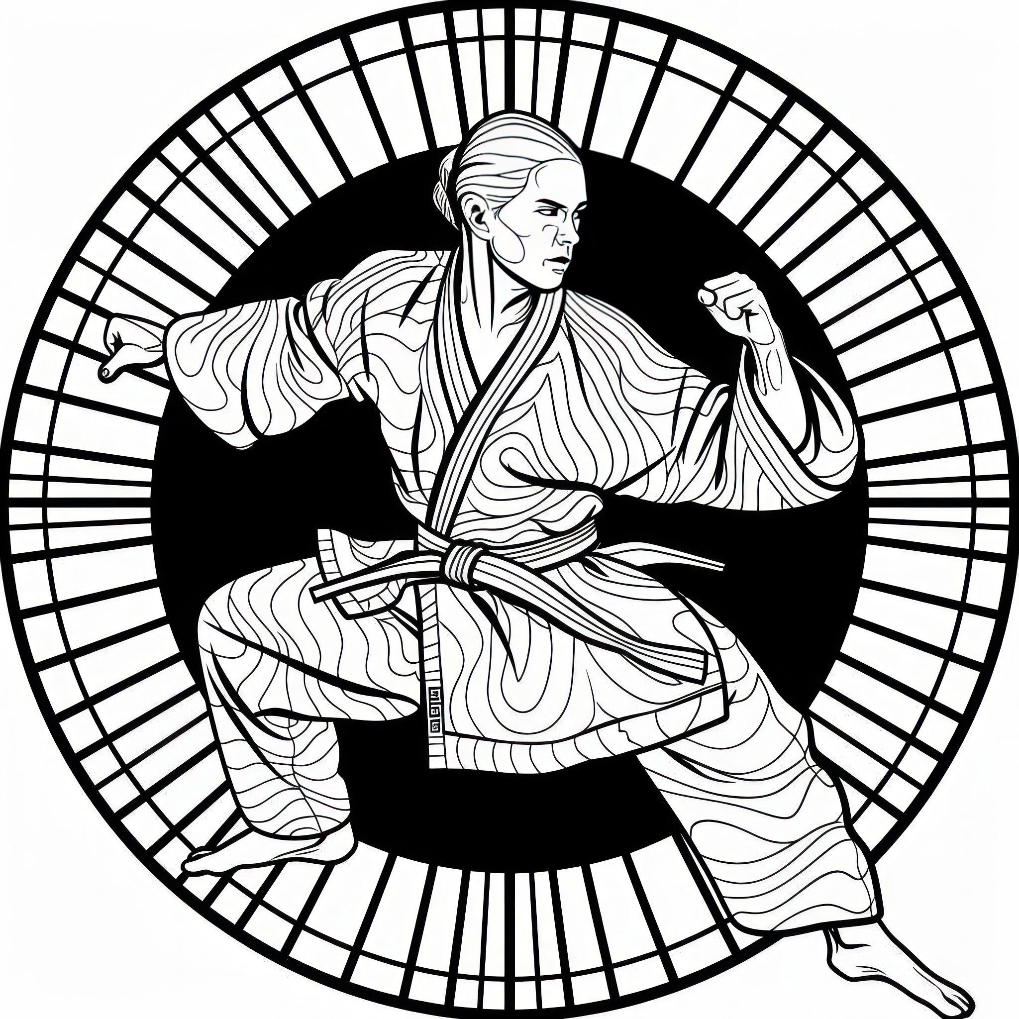 100 Pages Judo Coloring Book PDF for Kids and Adults, Digital Download ...