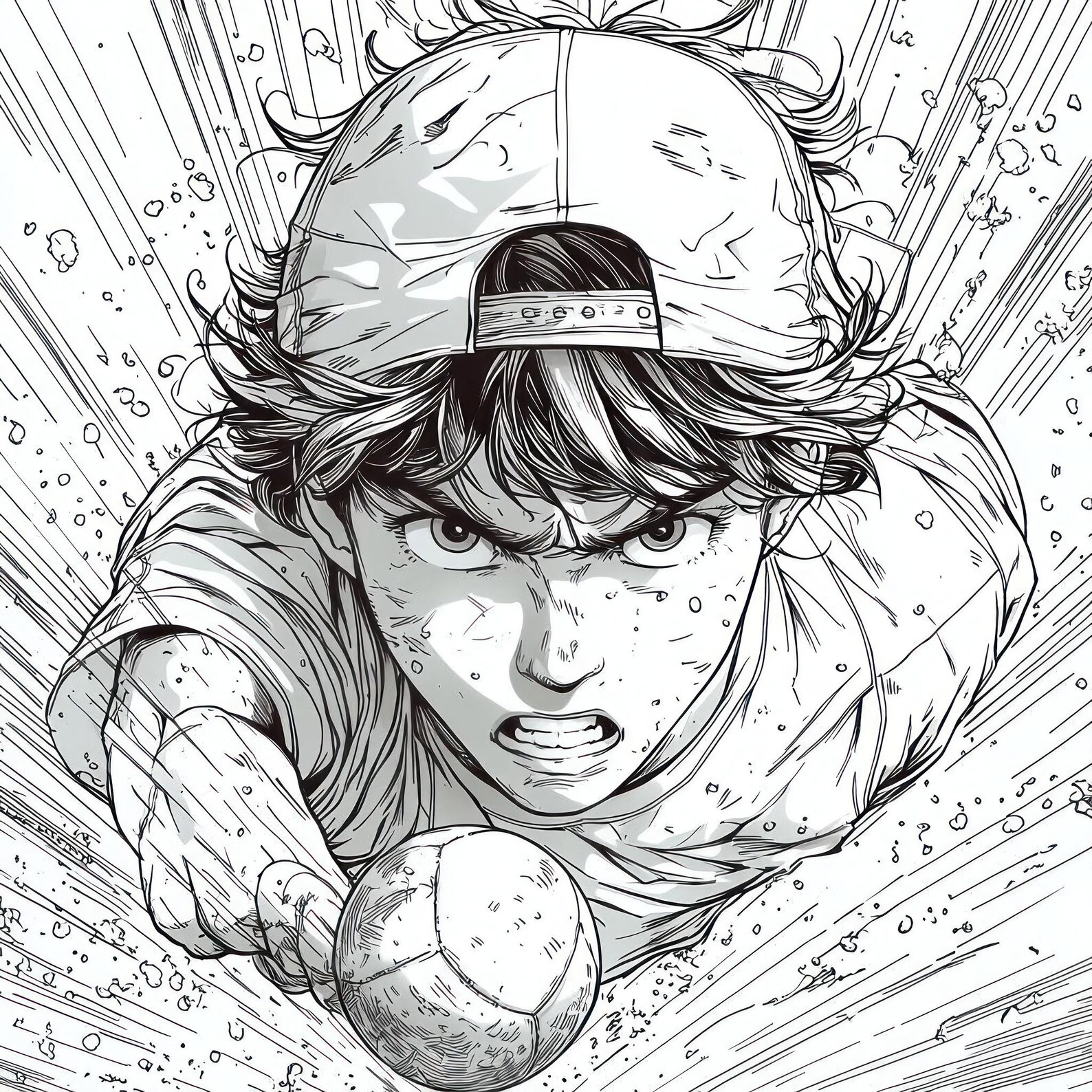 100 Pages Dodgeball Coloring Book PDF for Kids and Adults Ideal Gift ...