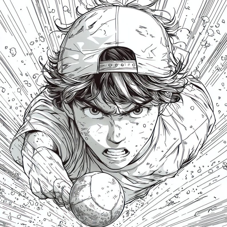 100 Pages Dodgeball Coloring Book PDF for Kids and Adults Ideal Gift ...