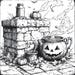 100 Pages Halloween Magic Potions and Cauldrons Coloring Book PDF for ...