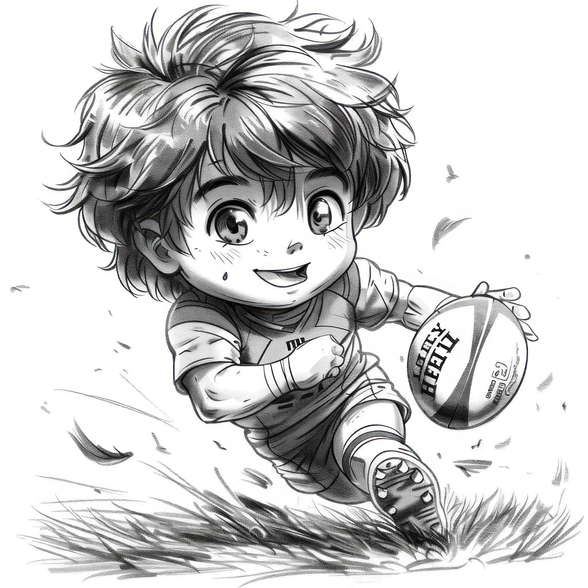 100 Rugby Coloring Pages Book PDF for Kids and Adults Fun Activity Gift ...