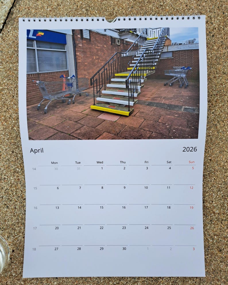 2026 Funny UK Trolley Calendar — British Humour — A Quirky Wall ...