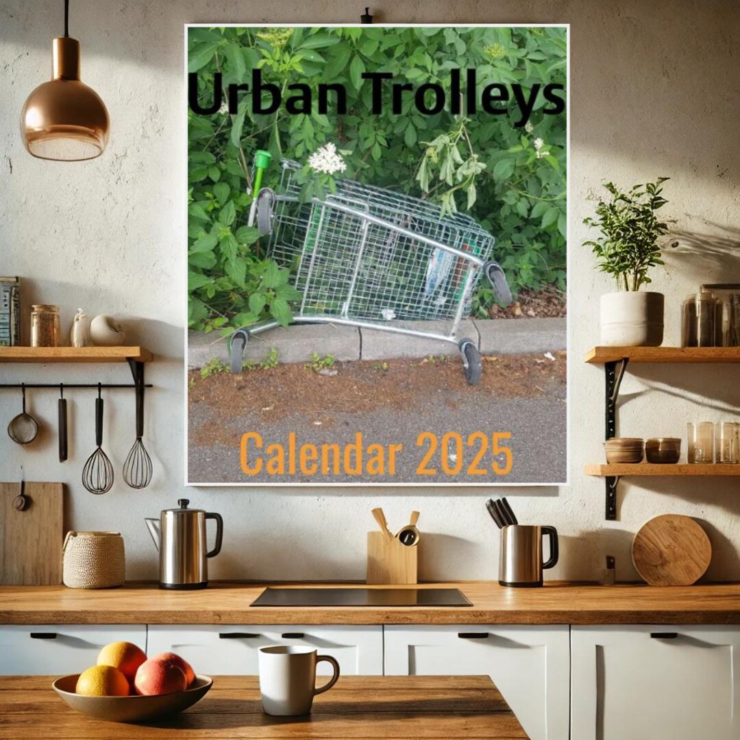 2025 Shopping Trolley Calendar, Funny Wall Calendar, Quirky Novelty ...