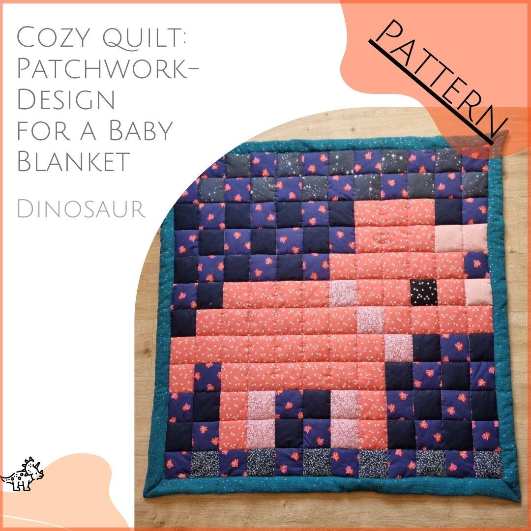 Beginner-friendly Patchwork Baby Quilt Pattern - Adorable Dinosaur ...