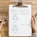 Female Face Client Estimate Sheets for Aesthetic Consults - Etsy