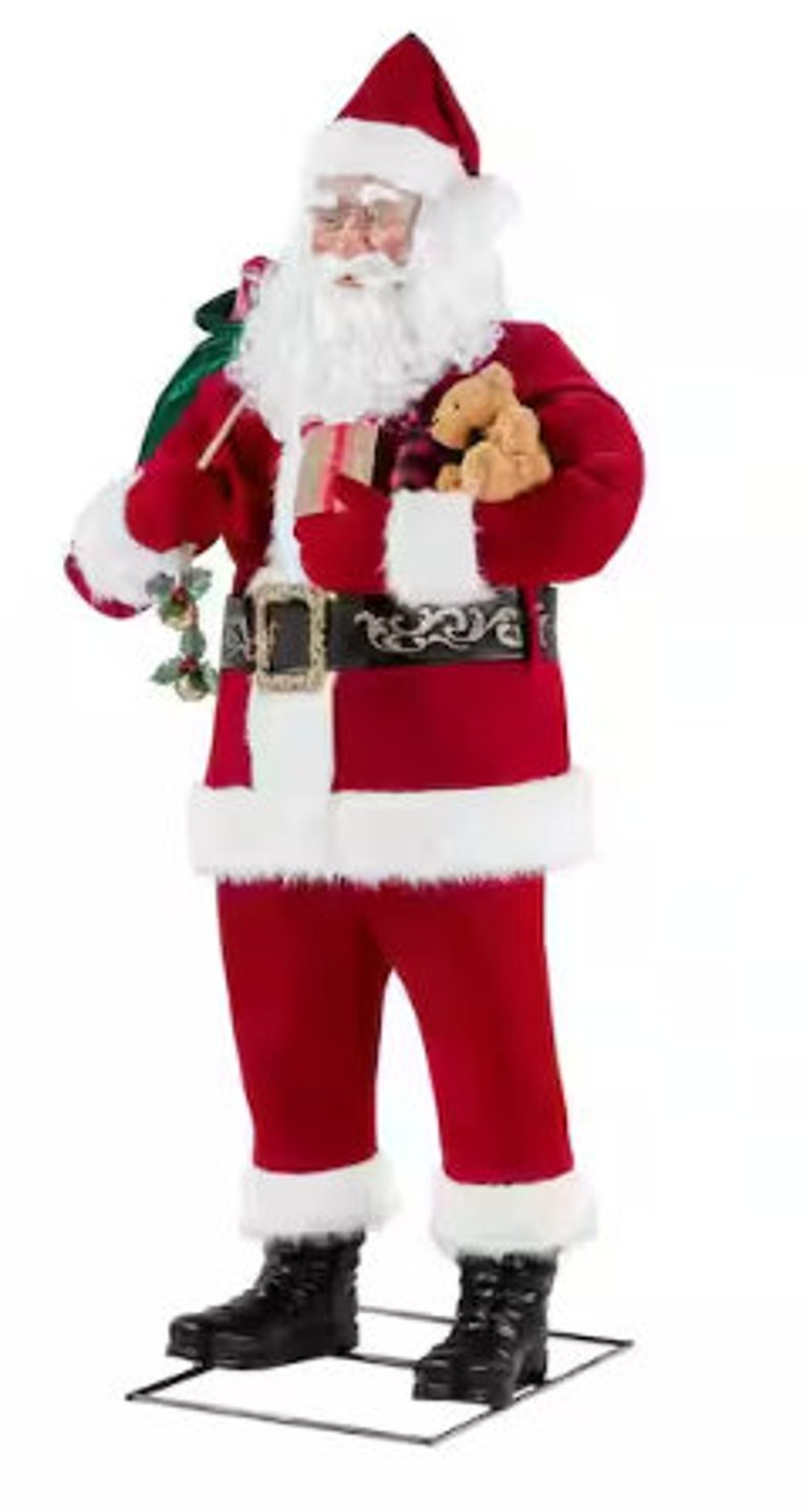 Animated Singing Santa Christmas Animatronic Standing at 6 - Etsy