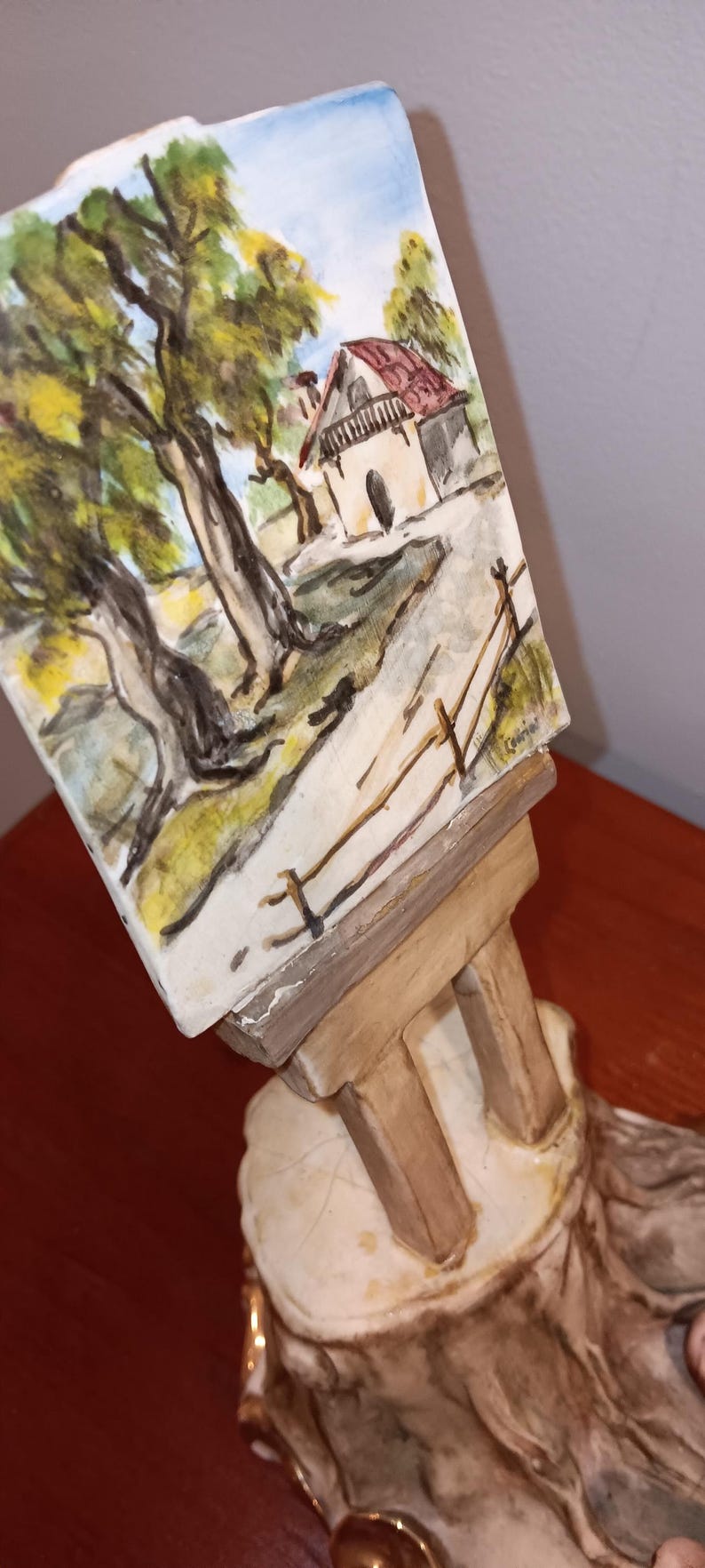 Rare Stunning Capodimonte Artist Statue, Detailed Italian Craftsmanship ...