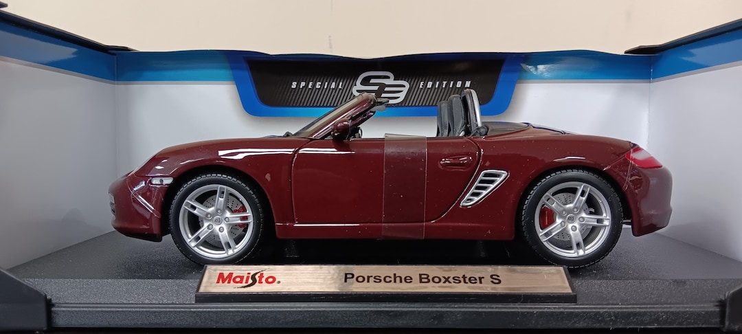 2008 Porsche Boxster S Maisto Brown Maroon Metallic Diecast Car Model ...