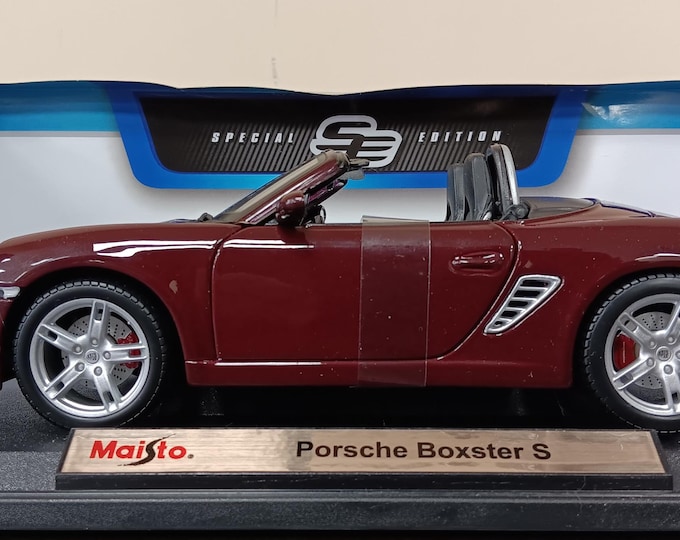 2008 Porsche Boxster S Maisto Brown Maroon Metallic Diecast Car Model ...