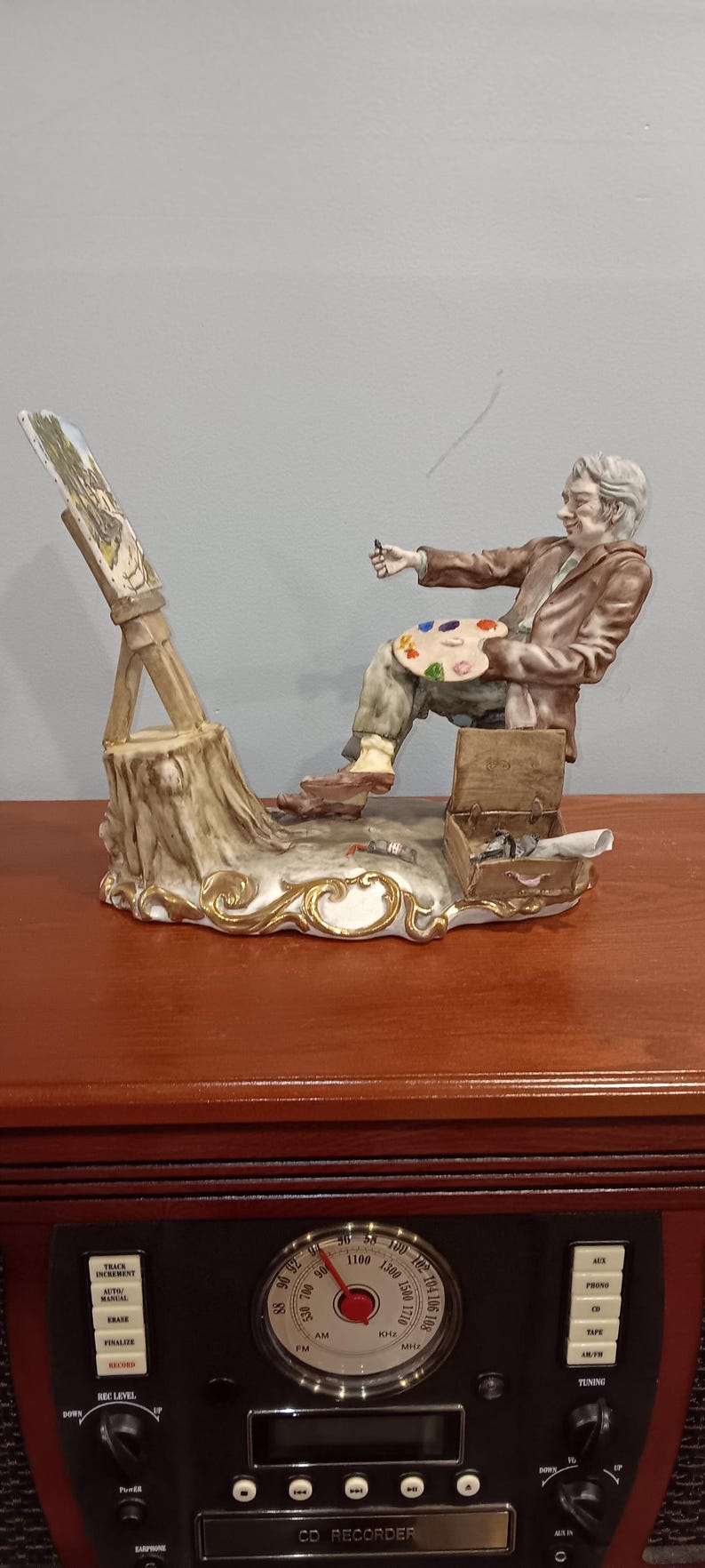 Rare Stunning Capodimonte Artist Statue, Detailed Italian Craftsmanship ...