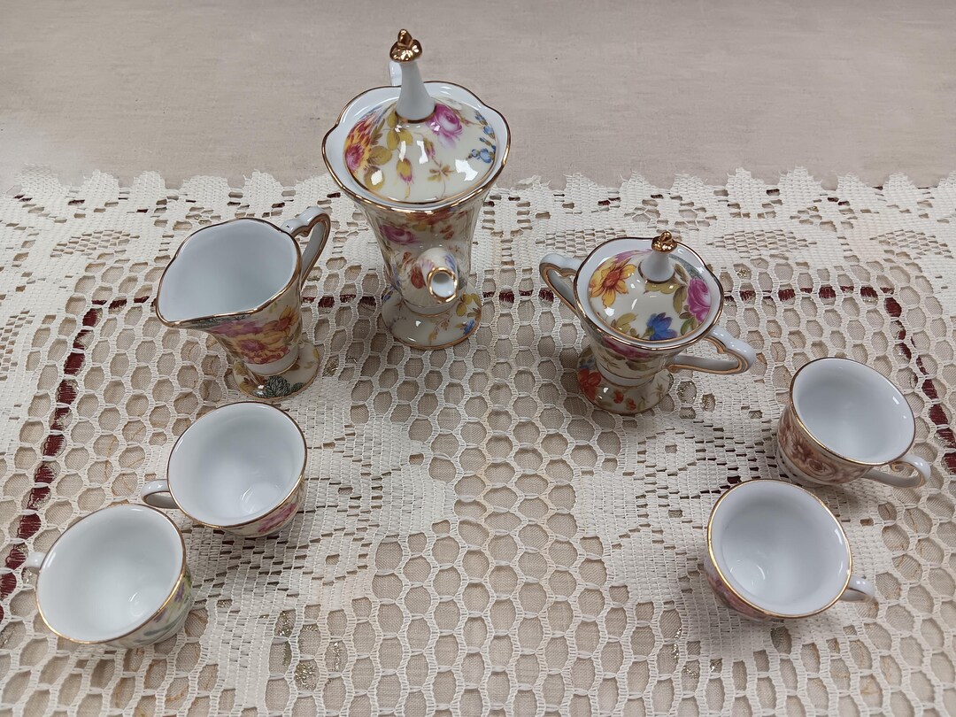 T.limoges, Miniature Tea Set - Etsy