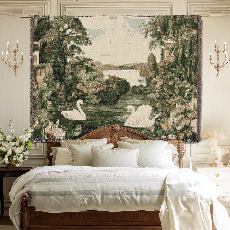 Swan French Tapestry - Etsy