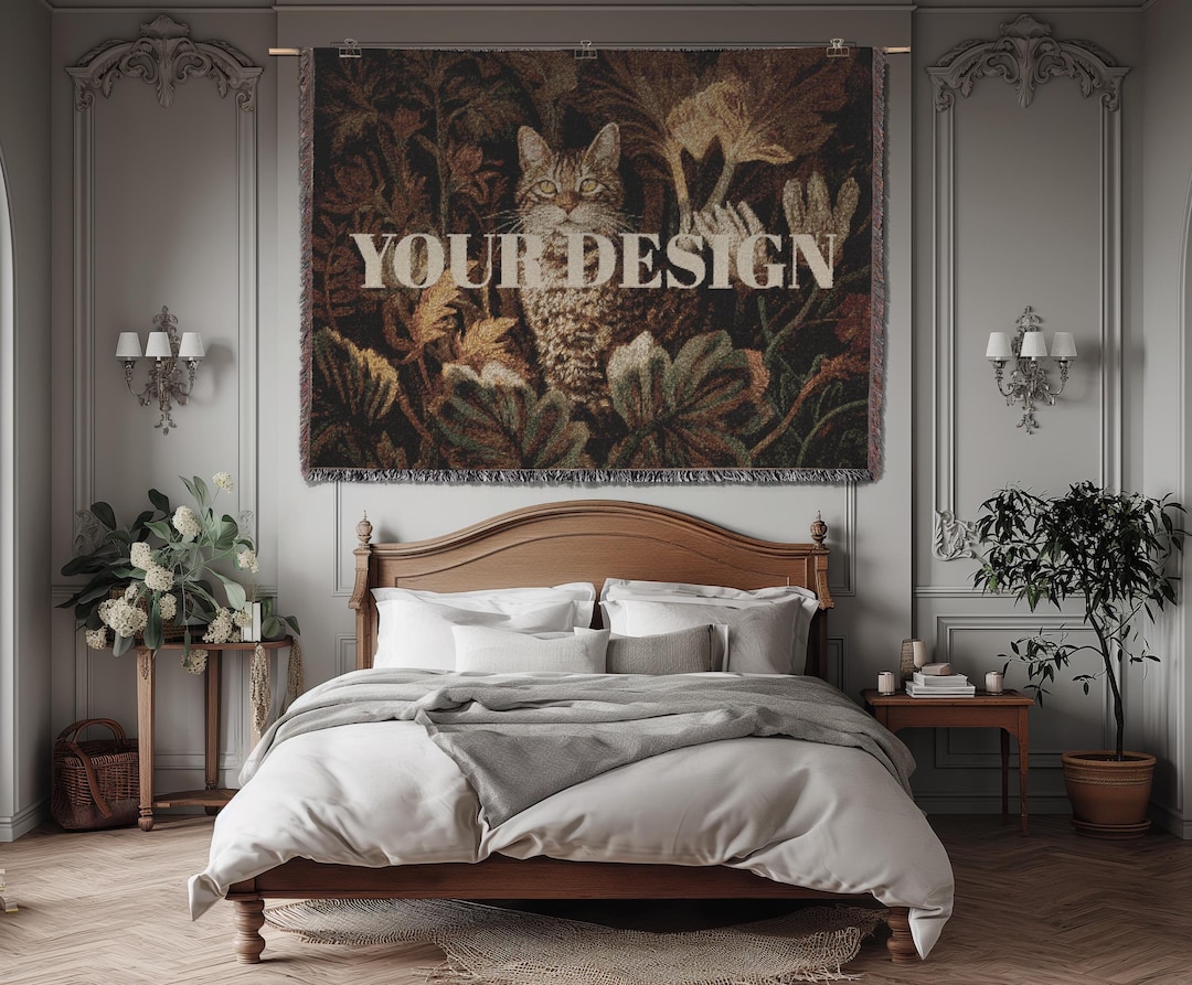 Custom Woven Tapestry Vintage Verdure Personalized Cotton Wall Hanging ...