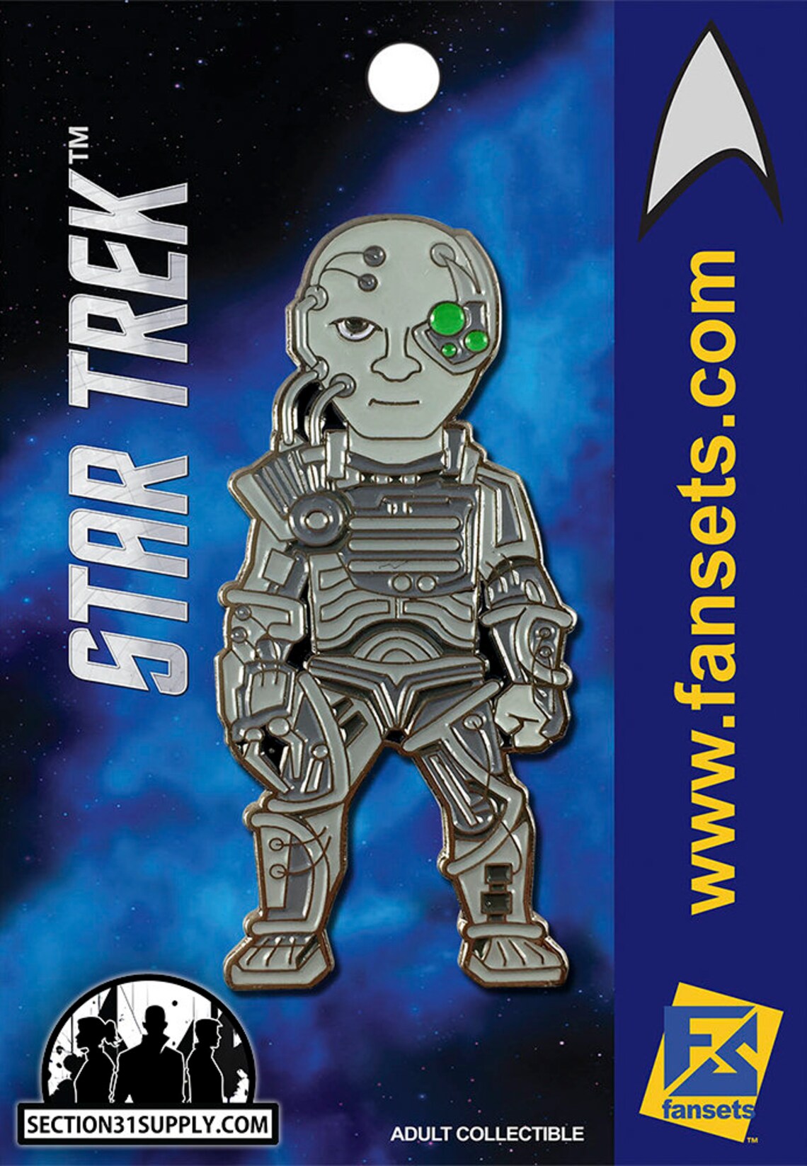 Star Trek: Borg Fansets Pin - Etsy