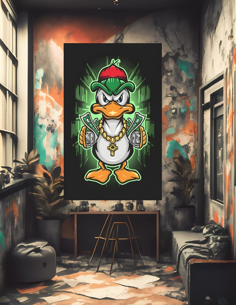 GANGSTER HIPHOP RASTA Duck Mobster Hare: Digital Download for a ...