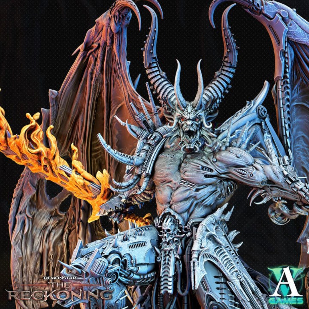 Armaros Galactic Chaoslord Demon King Devil Miniature - Etsy