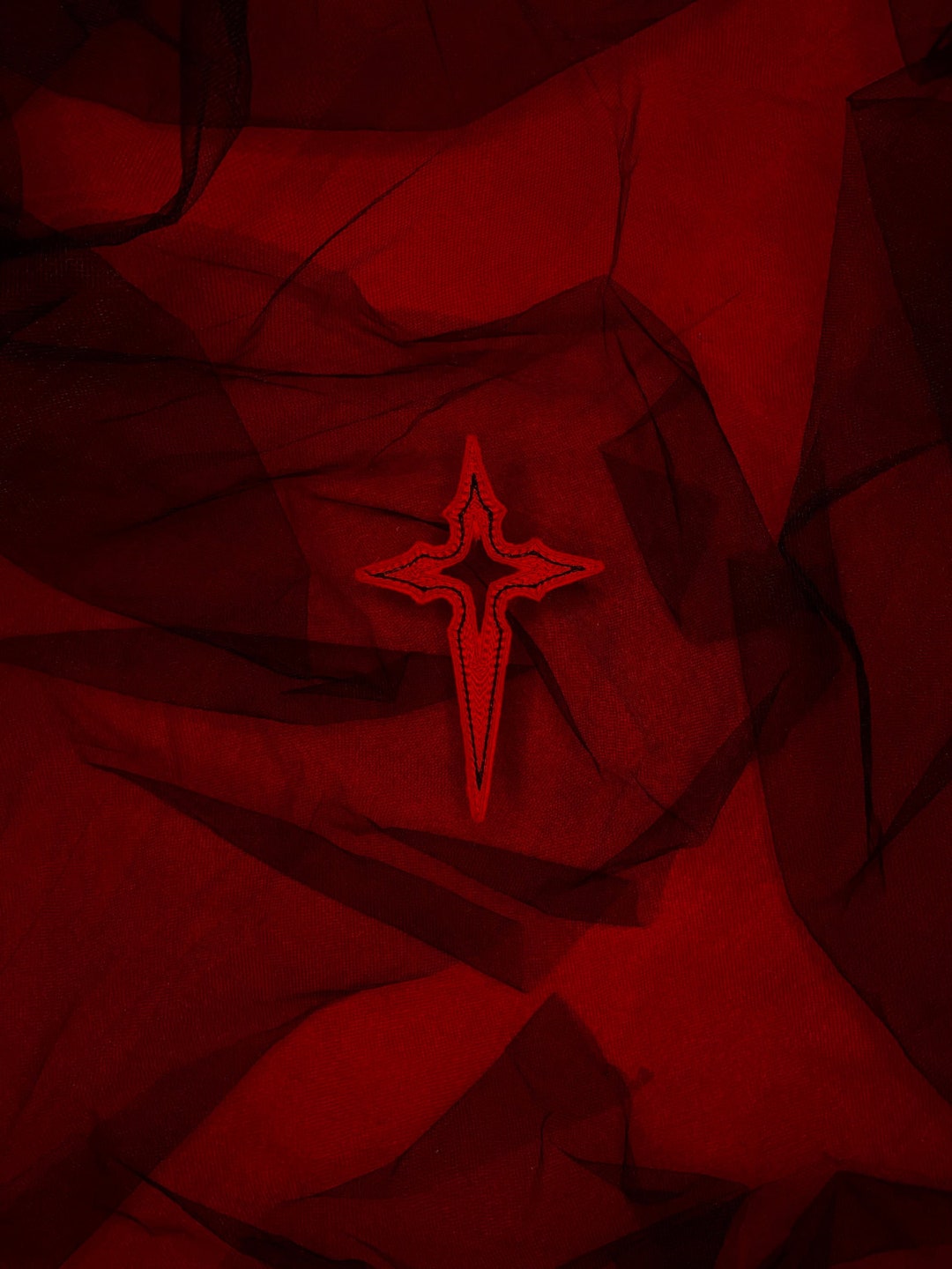 North Star [lunar Edition] | Embroidered Patch, Cyber-sigilism, Gothic ...