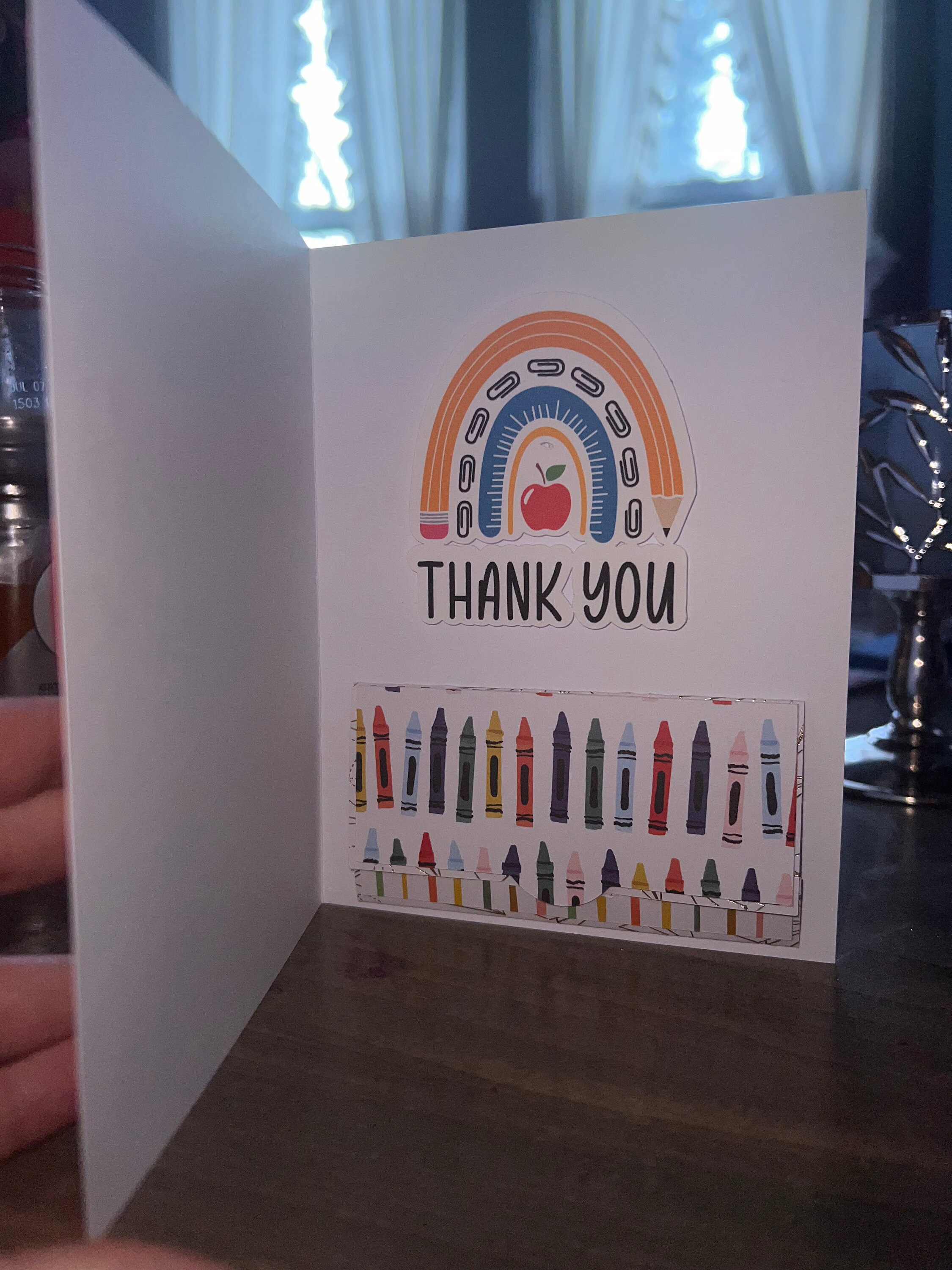 Teacher Appreciation Gift Card Holder Teacher Appreciation, Back to ...