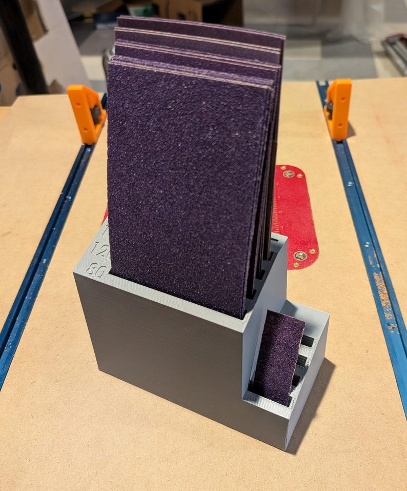 Sandpaper Organizer - Etsy