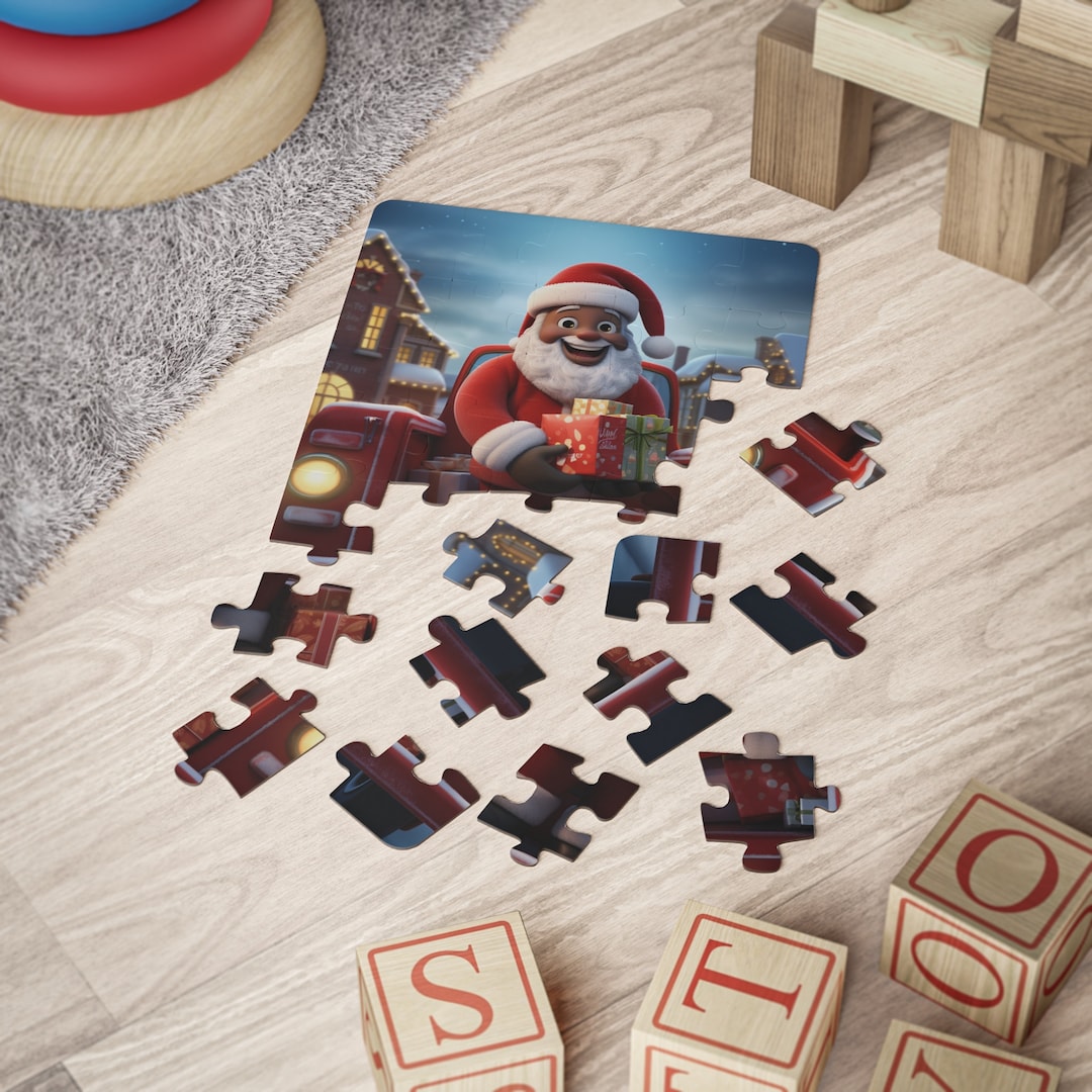 Santa Claus Puzzle 30-piece - Etsy