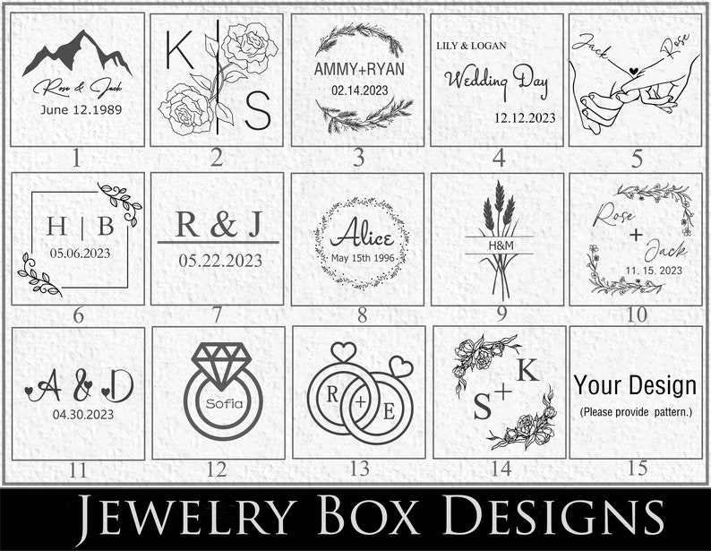 Exquisite Wedding Ring Box, Custom Ring Box, Couple Travel Ring Box ...