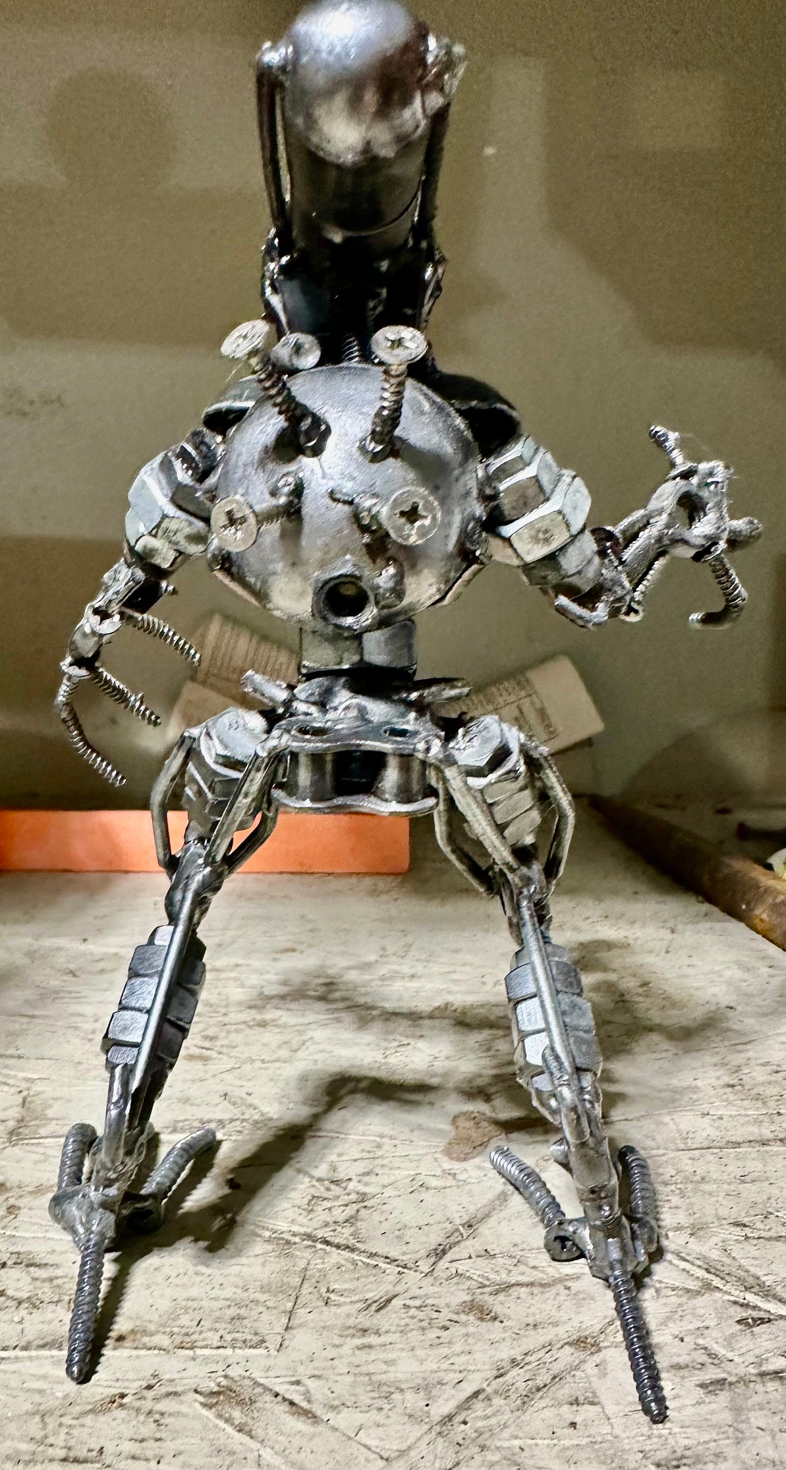 Xenomorph alien Metal Desk Sculpture - Etsy