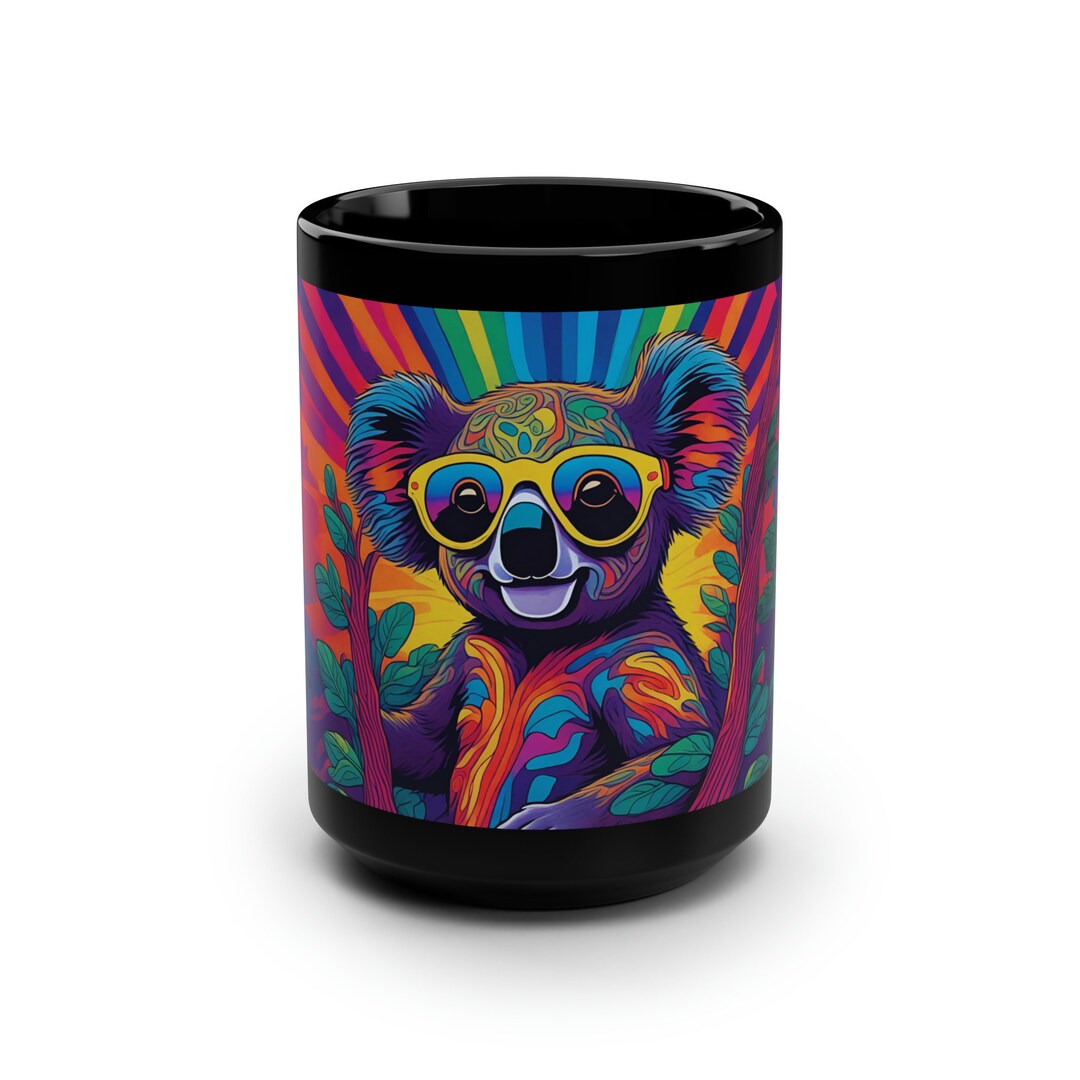 Far Out Koala Dream Psychedelic Surreal Trippy Large - Etsy