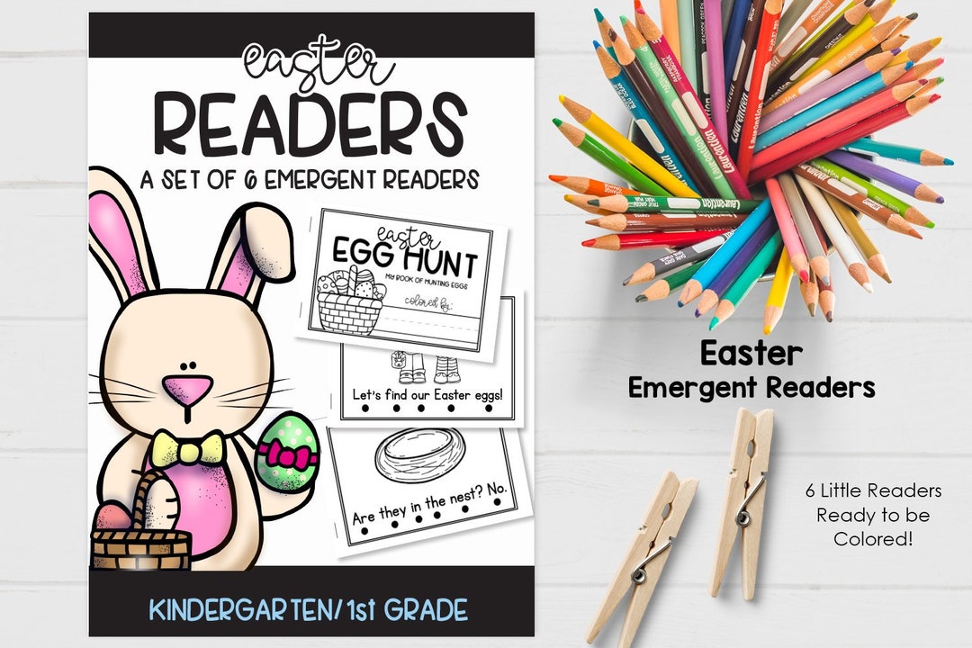 Easter Emergent Readers Digital Download Educational - Etsy