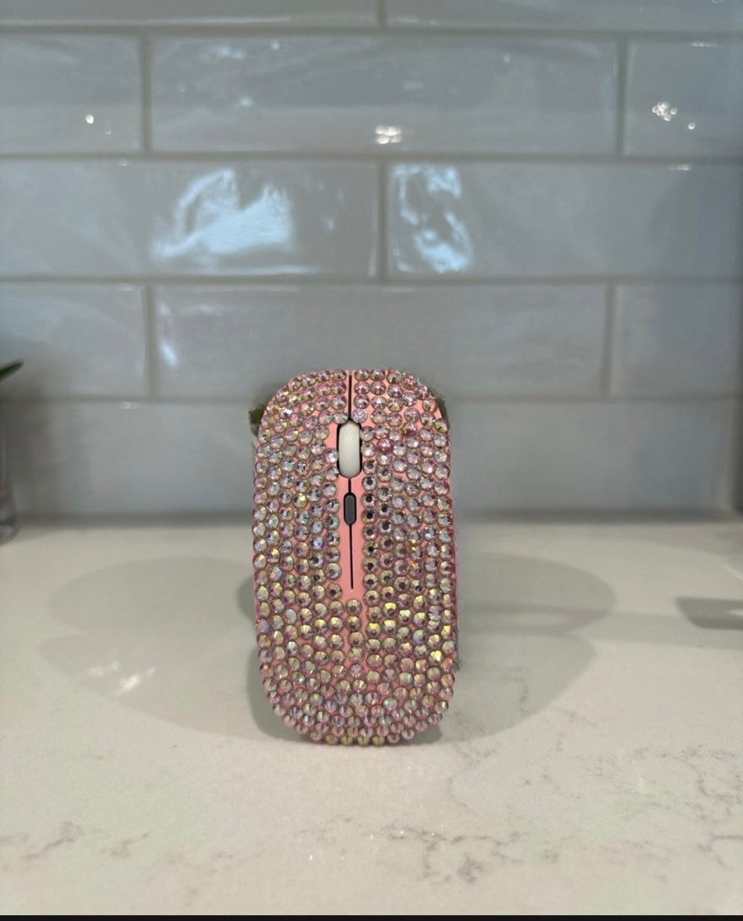 Crystal Wireless Mouse W/ Genuine Bling Tech Bedazzled Laptop Computer ...