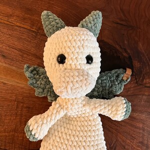 Knotty Dragon Snuggler | Handmade Stuffed Animal | Baby Shower Gift - Etsy