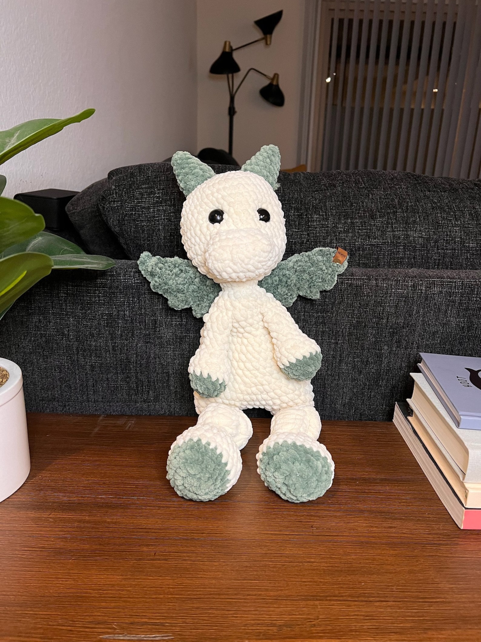 Knotty Dragon Snuggler | Handmade Stuffed Animal | Baby Shower Gift - Etsy