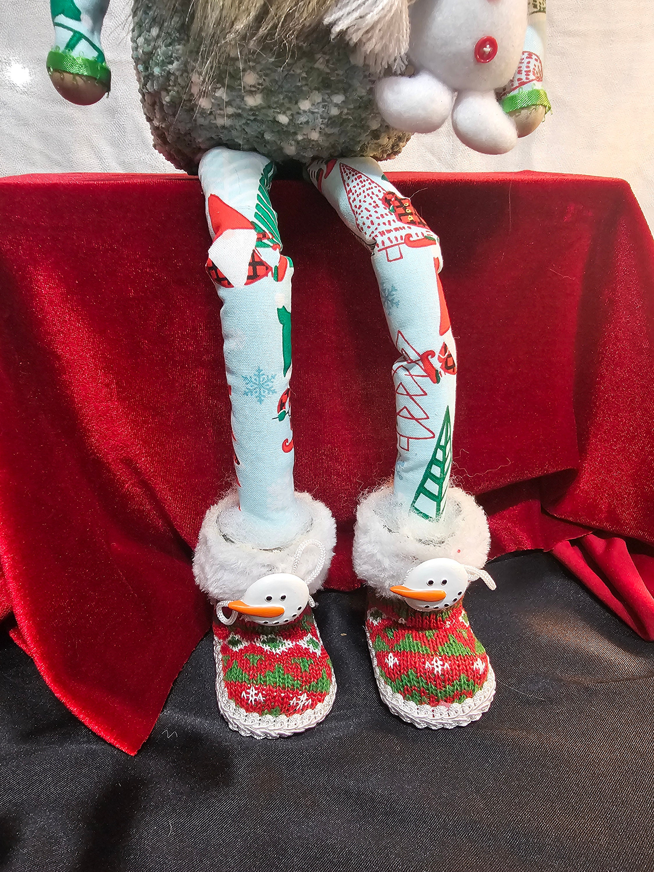 Handcrafted Sitting Christmas Gnome - Etsy