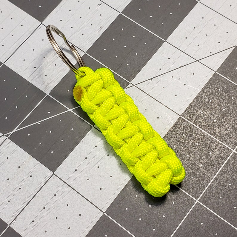 Paracord Keychain | Handmade With USA Made 550 Paracord | 10 Color ...