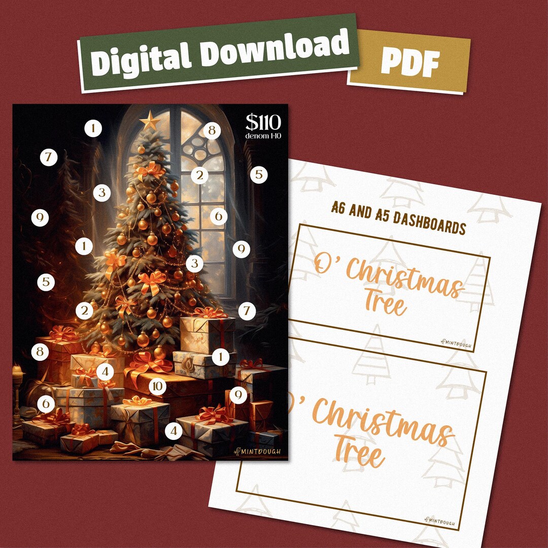 O' Christmas Tree Challenge - Digital Download PDF Printable - Game ...