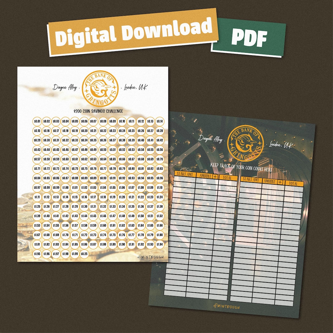Goblin Bank Challenge - Digital Download PDF Printable - Game Board ...