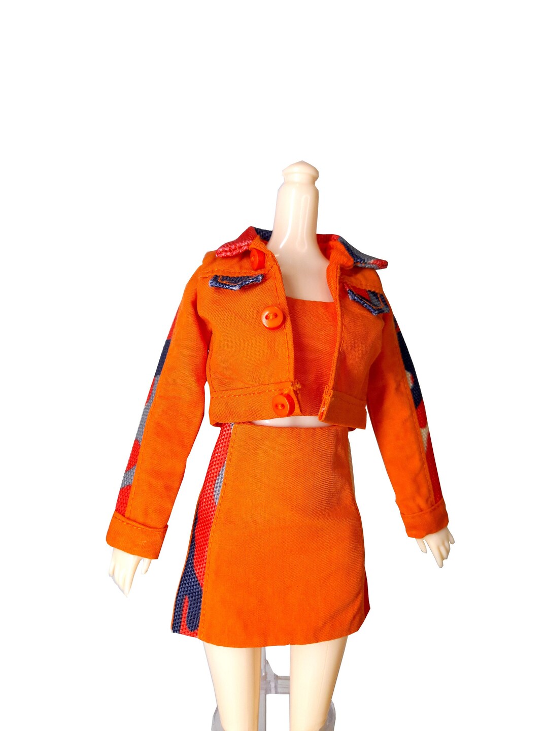Tangerine Jacket Doll Cloth Outfit Set, for 11.5" or 29 Cm Regular ...
